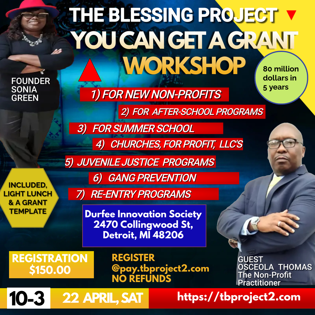 You Can Get A Grant @ The Blessing Project