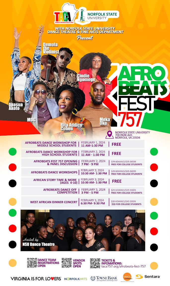Afrobeats FEST 757 Dinner concert @ Tidewater African Cultural Alliance